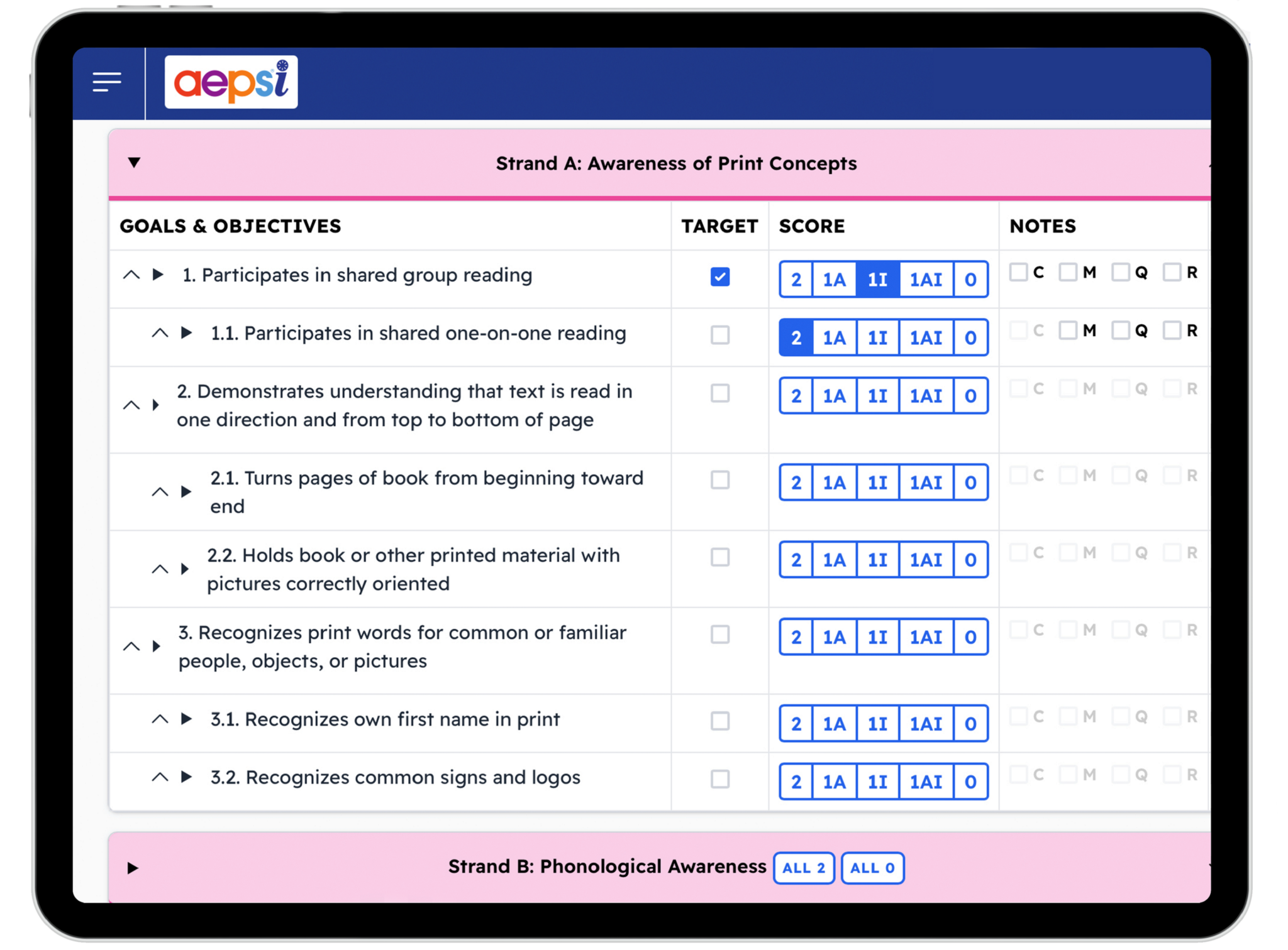 Assessment – AEPS-3 – Early childhood assessment & curriculum